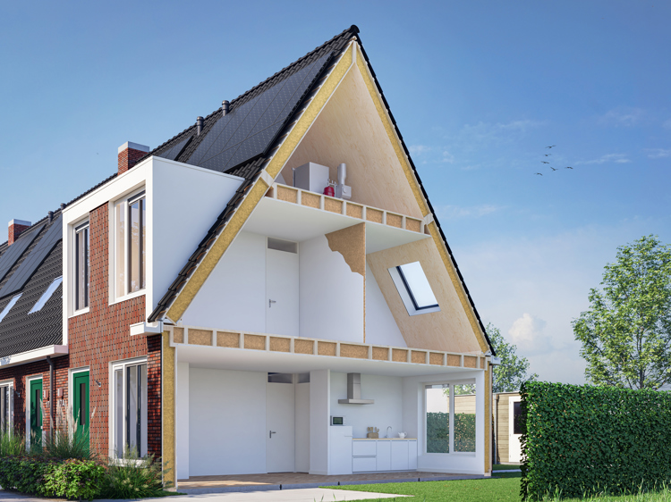 Nieuwbouw 12 Dijkstra Draisma woningen, Oppenhuizen - Bouwgroep ...