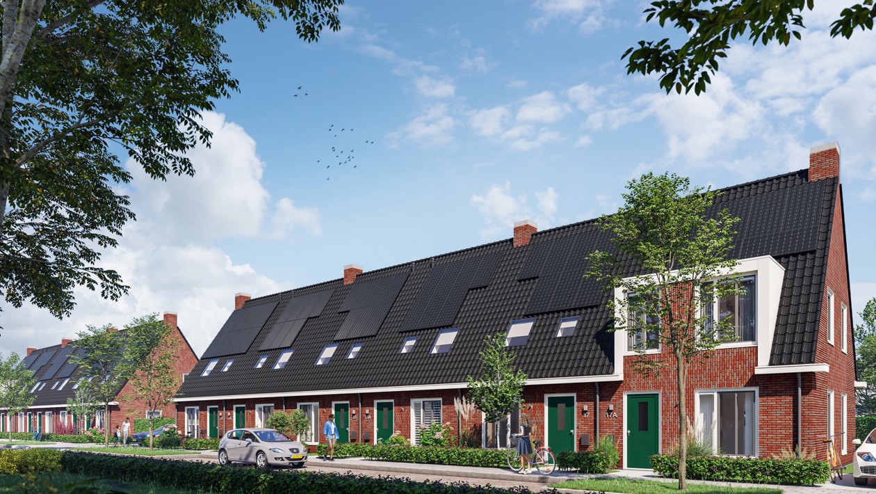 Nieuwbouw 12 Dijkstra Draisma woningen, Oppenhuizen - Bouwgroep ...