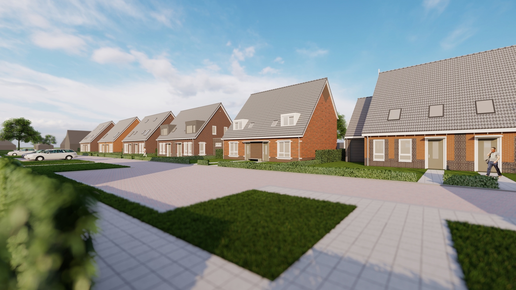 Sloop- en nieuwbouw 16 woningen Kantens - Bouwgroep Dijkstra Draisma